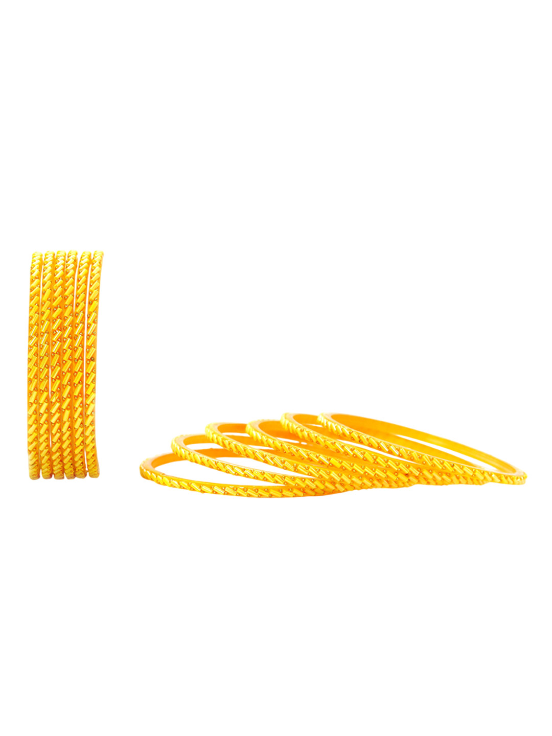 Buy KOTTIAR CREATIONS Set Of 12 Crystal Studded Glass Diamond Bangle ...