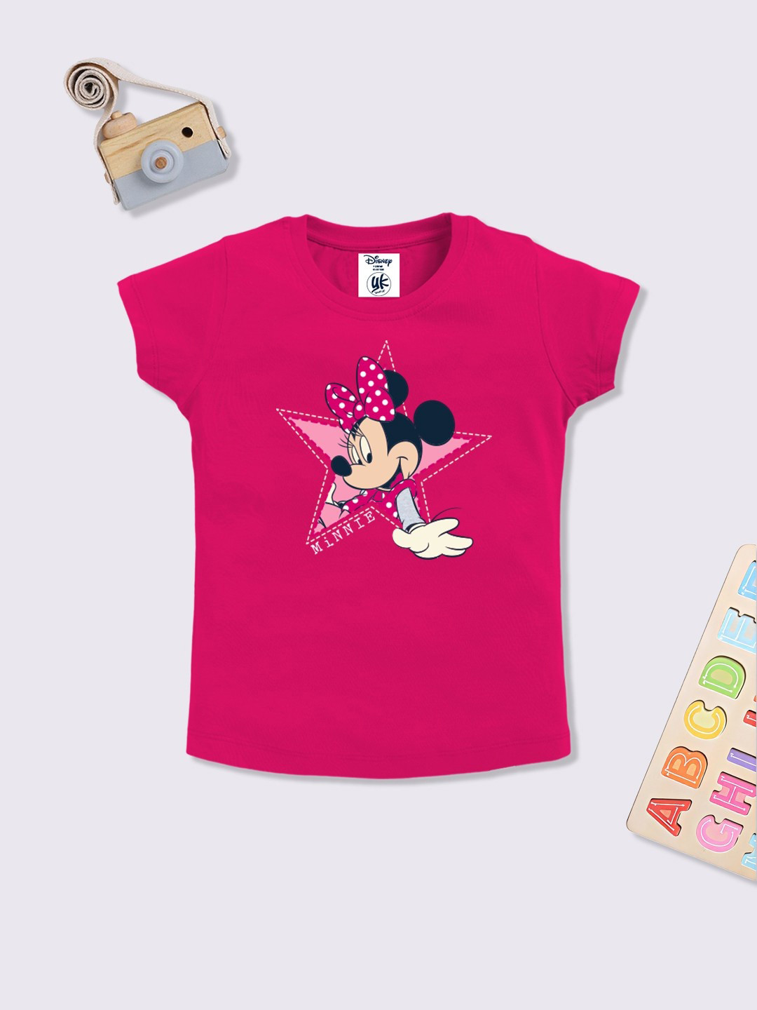 Buy YK Disney Girls Disney Printed T Shirt - Tshirts for Girls 33043280 ...