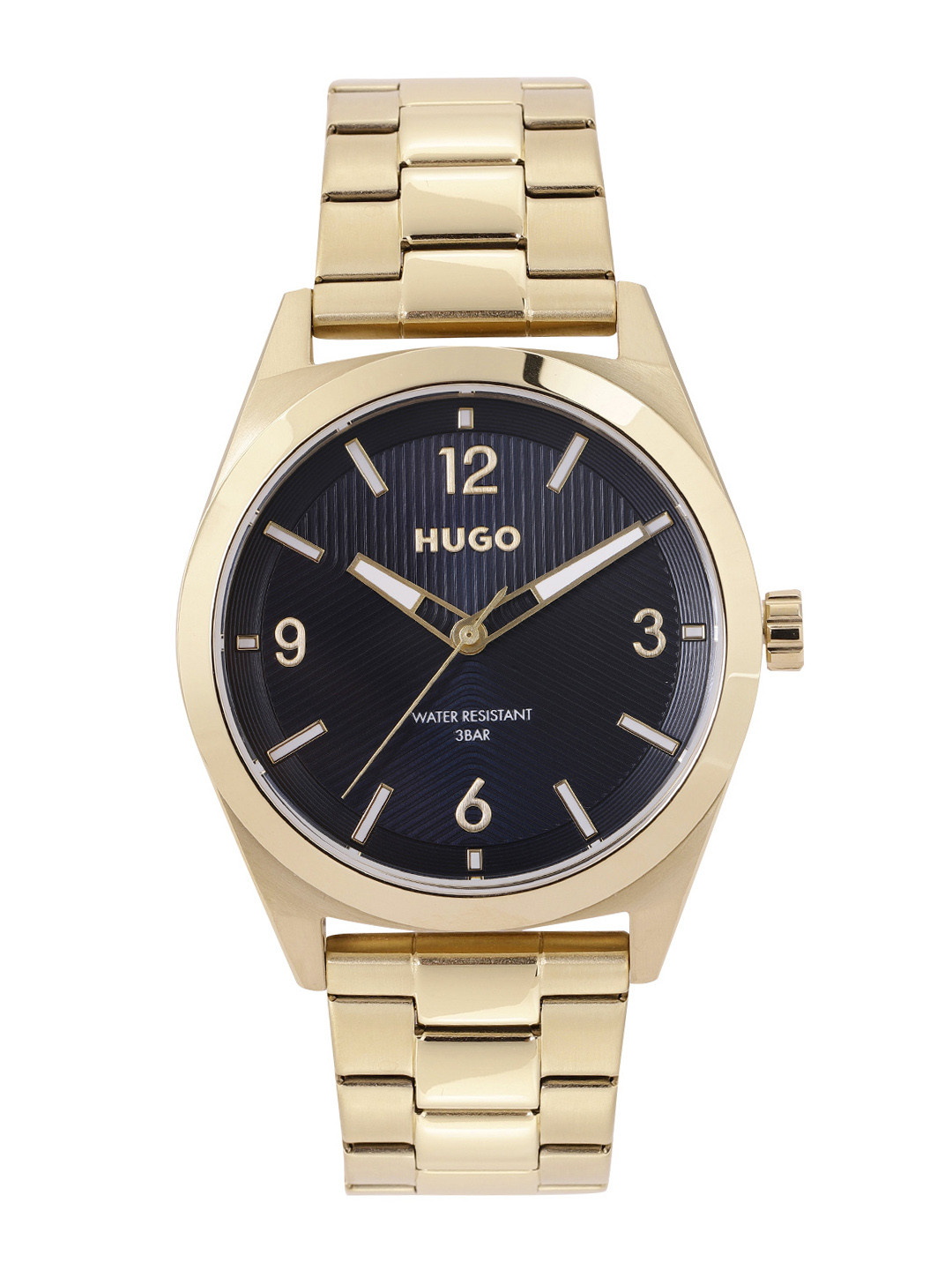 Buy HUGO Men Blue Patterned Make Bracelet Style Analogue Watch 1530252 ...