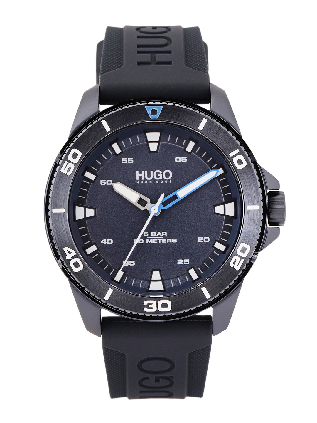 Buy HUGO Men Blue Streetdiver Analogue Watch 1530223 - Watches for Men ...