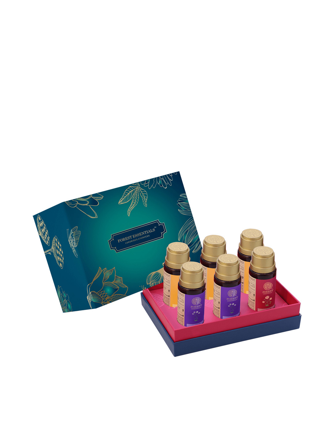 Buy Forest Essentials Miniature Selection Box 6 Piece Face, Body & Hair ...