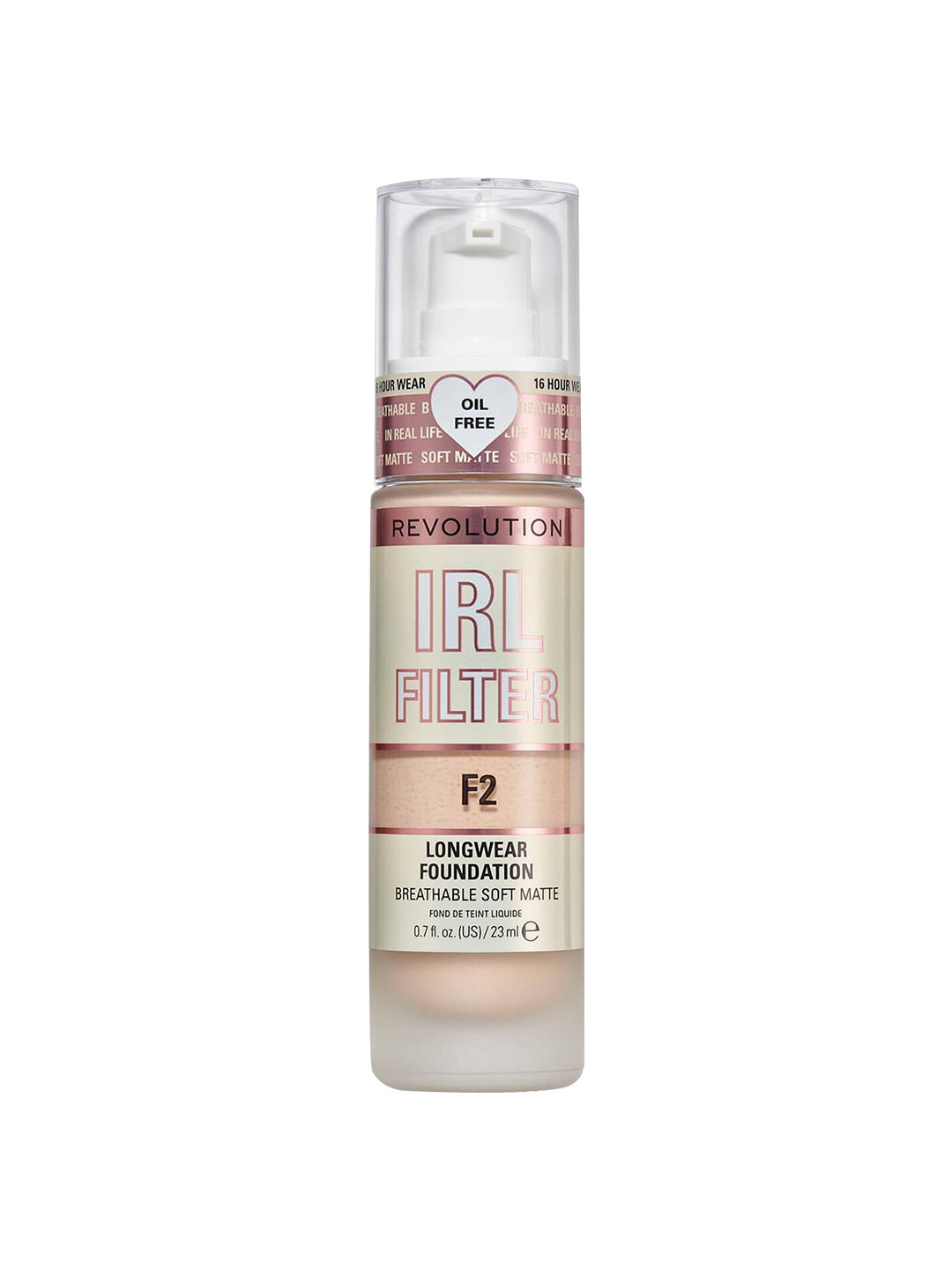Buy Makeup Revolution London IRL Filter Longwear Foundation With ...