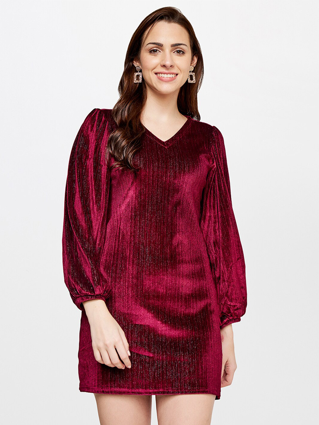 Buy AND Red Sheath Mini Dress - Dresses for Women 20260826 | Myntra