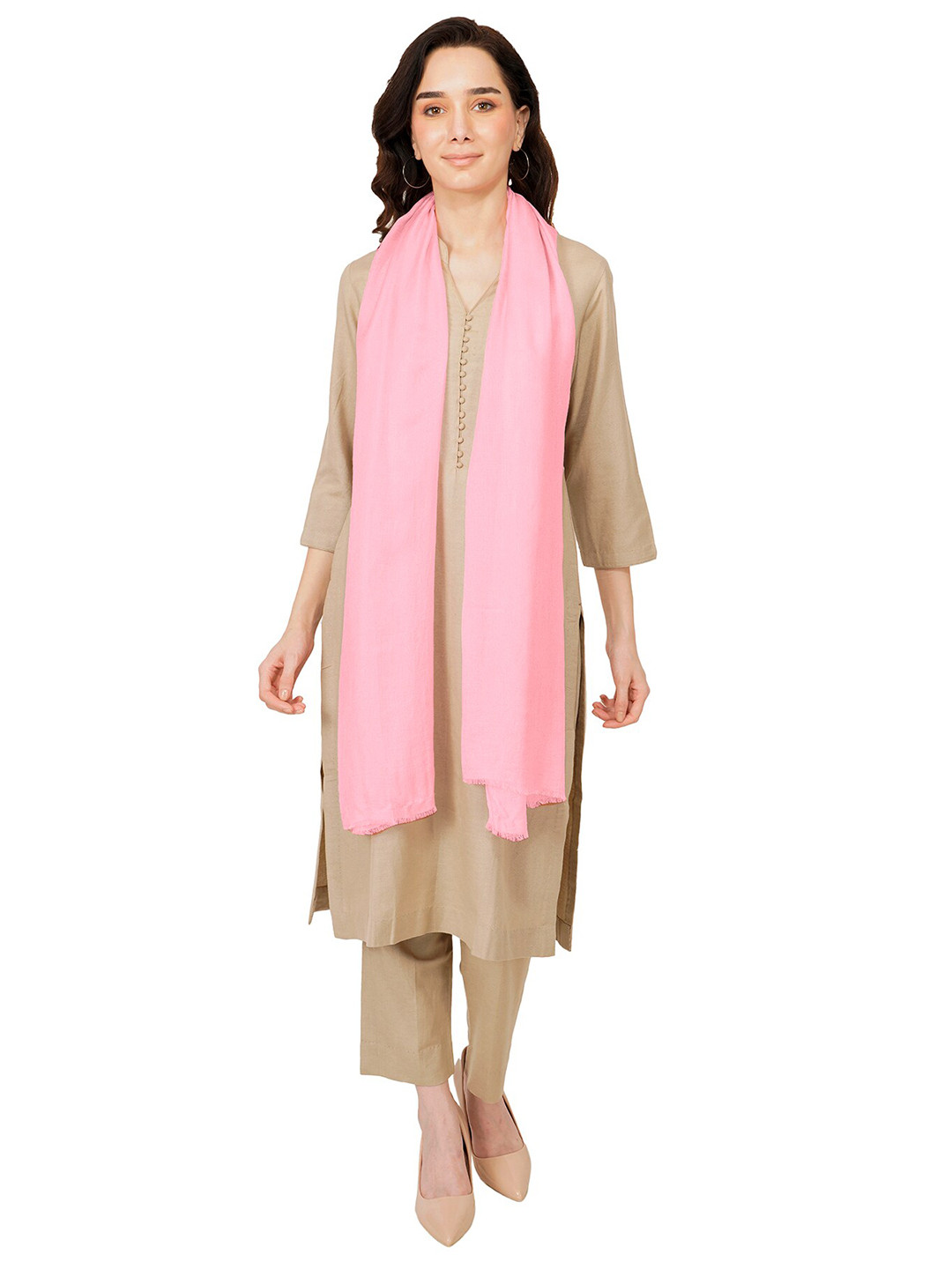 Buy Rhe Ana Women Pink Stole - Stoles for Women 20265882 | Myntra