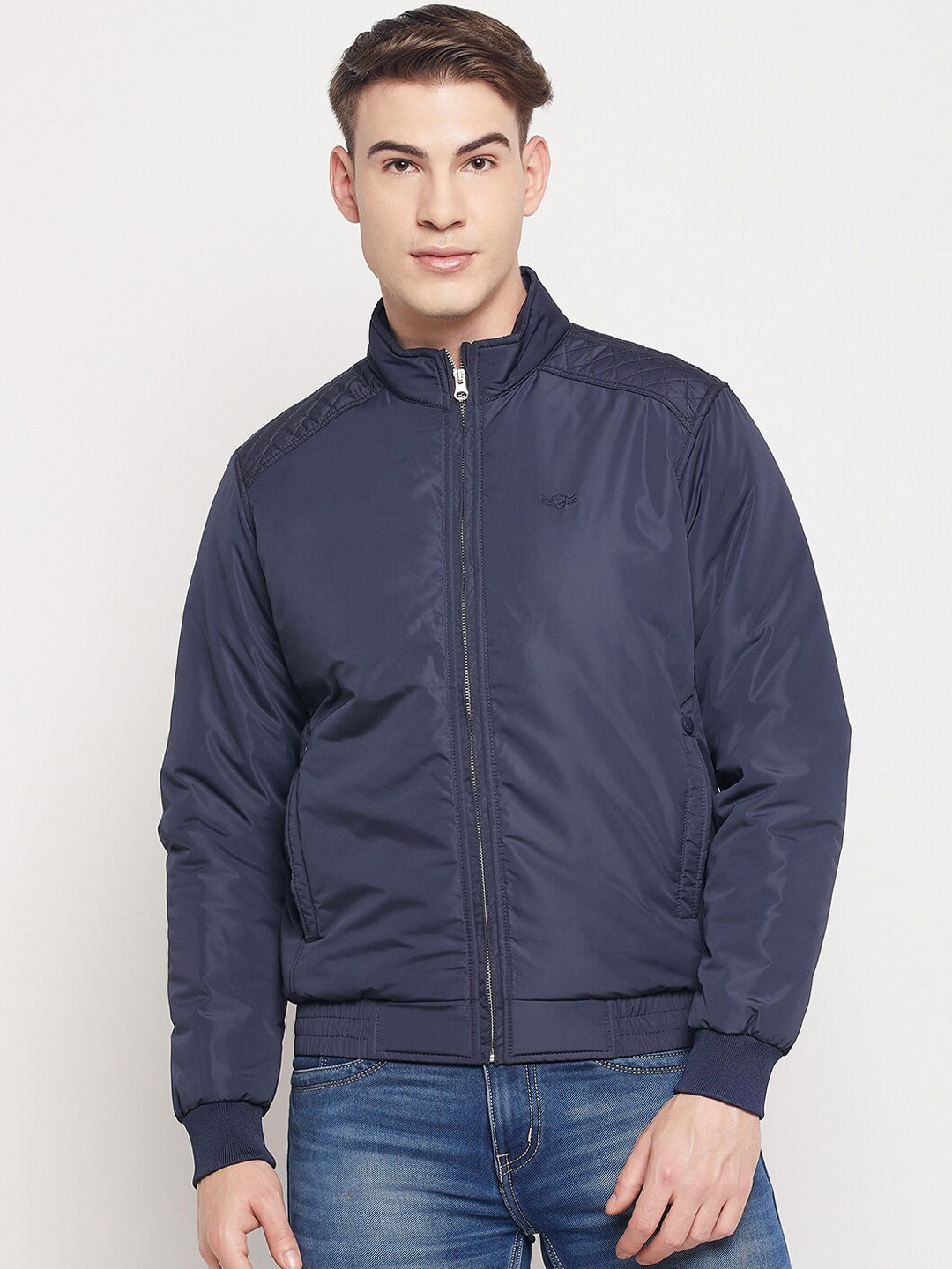 Buy Duke Men Blue Bomber Long Sleeves Jacket - Jackets for Men 20276856 ...