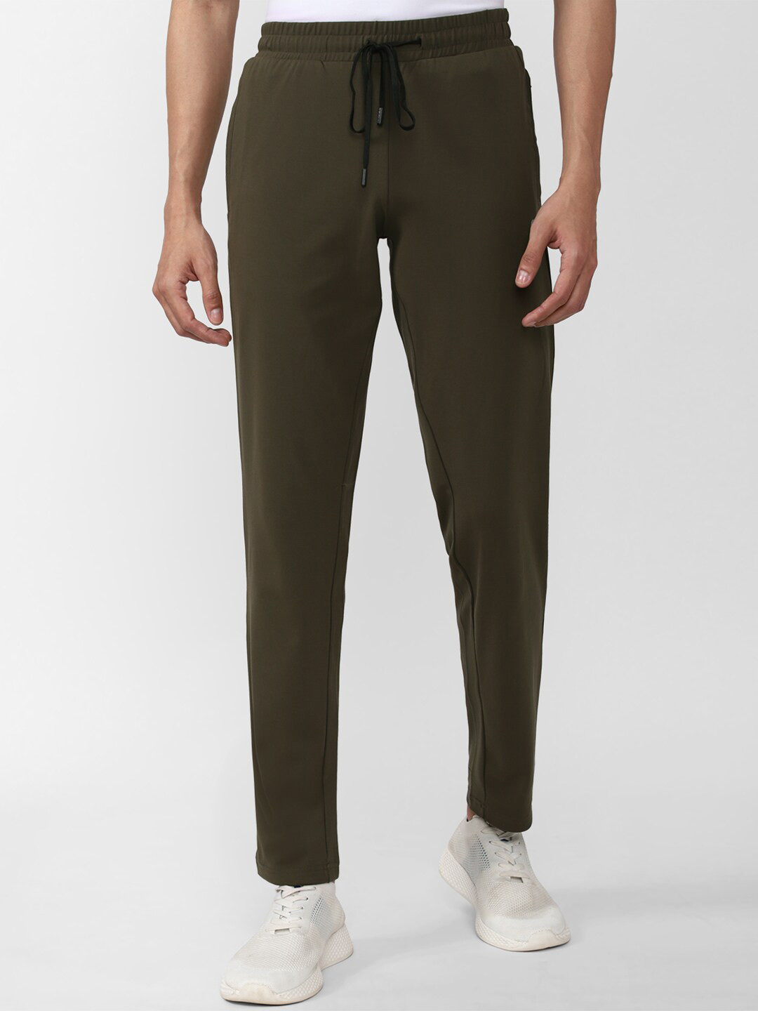 Buy Peter England Casuals Men Olive Green Track Pant - Track Pants for ...
