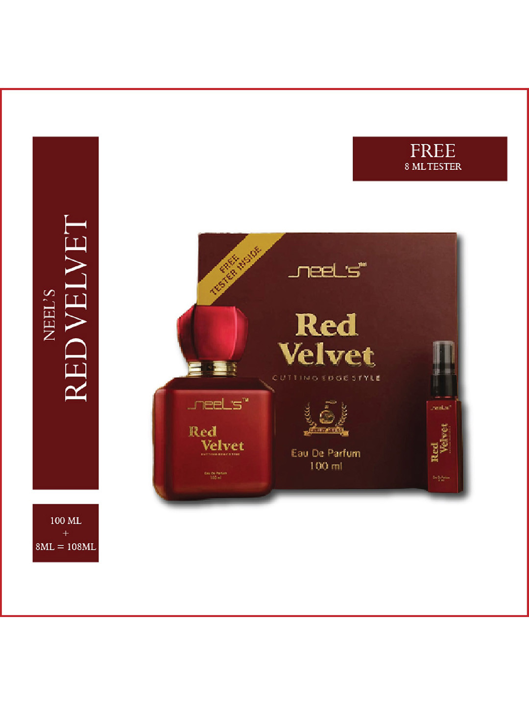 Buy Neels Red Velvet Eau De Perfume 100ml - Perfume for Unisex 20279902 ...