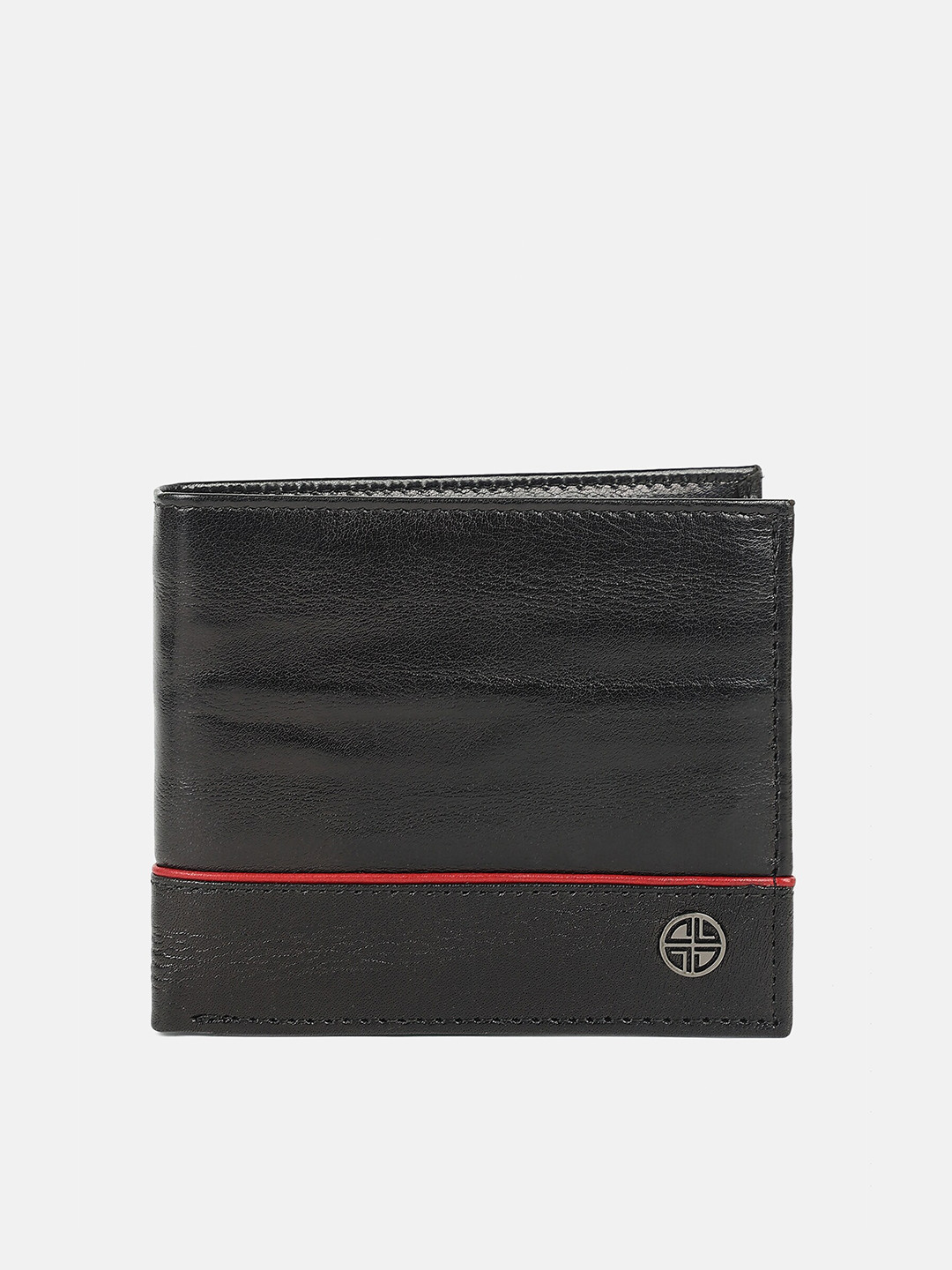 Buy Carlton London Men Black Leather Two Fold Wallet - Wallets for Men ...