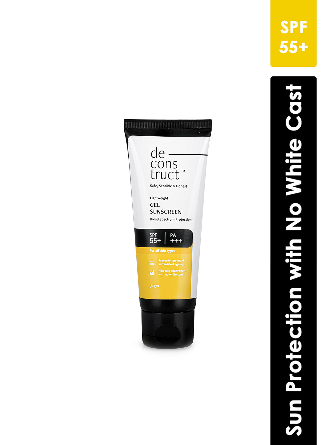 Buy Deconstruct Lightweight Gel Sunscreen SPF 55+ PA+++ 50gm - Face ...