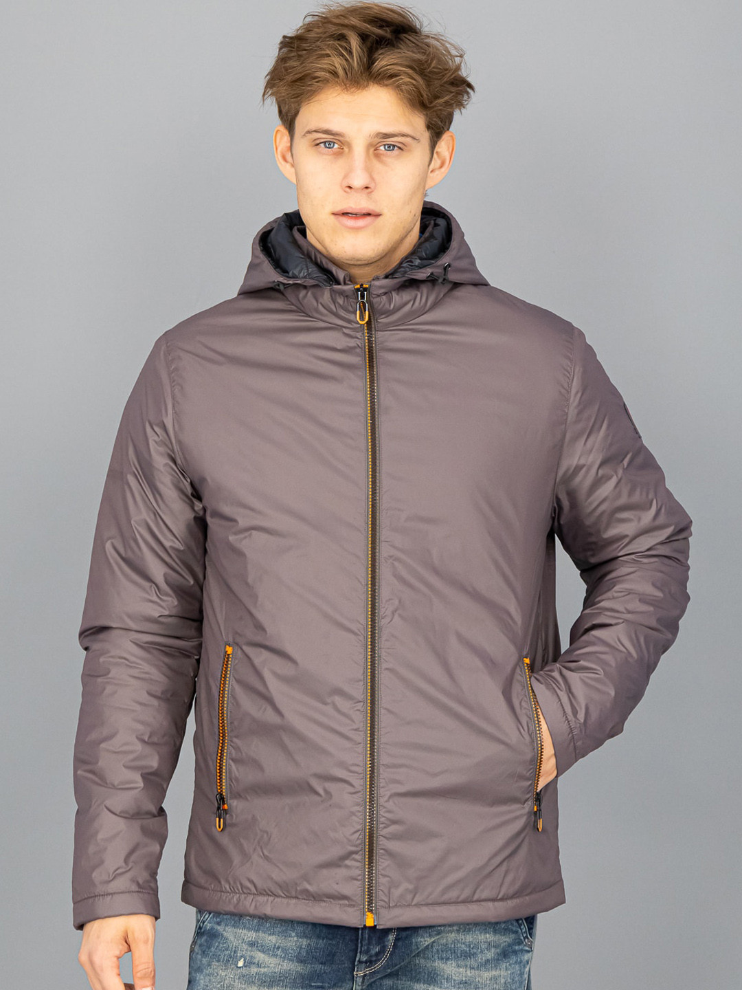 Buy FREESOUL Men Grey Solid Padded Jacket - Jackets for Men 20289630 ...