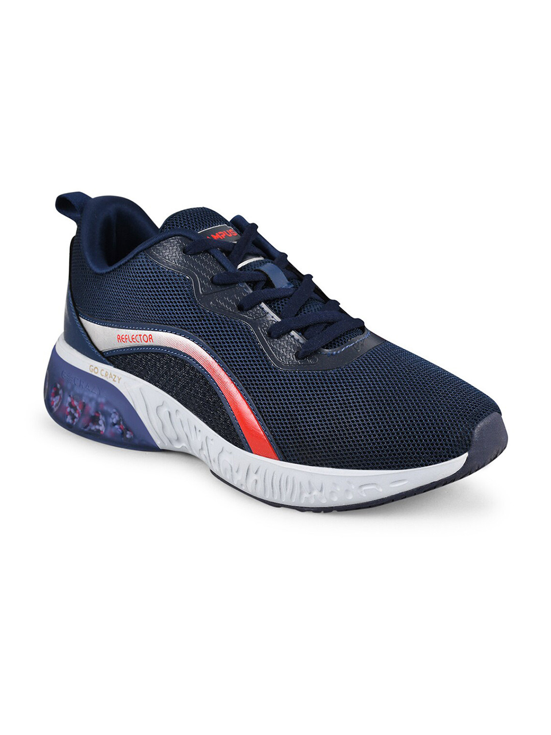 Buy Campus Men Navy Blue Mesh Running Shoes - Sports Shoes for Men ...