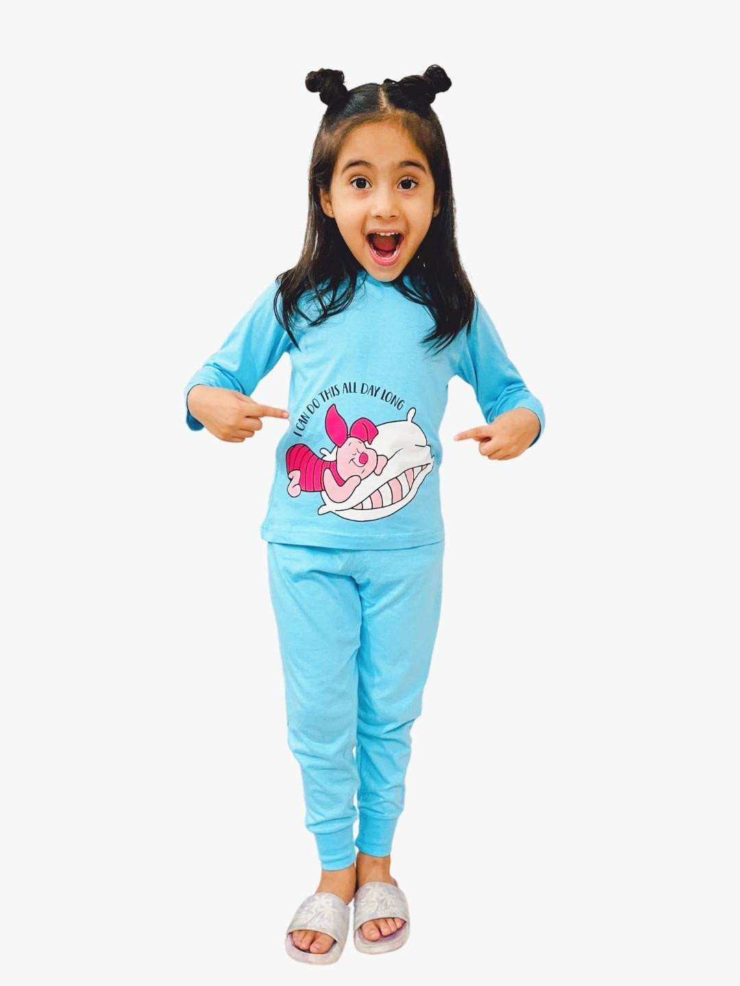 Buy Nap Chief Girls Piglet Napping Pajama Set - Night Suits for Girls ...