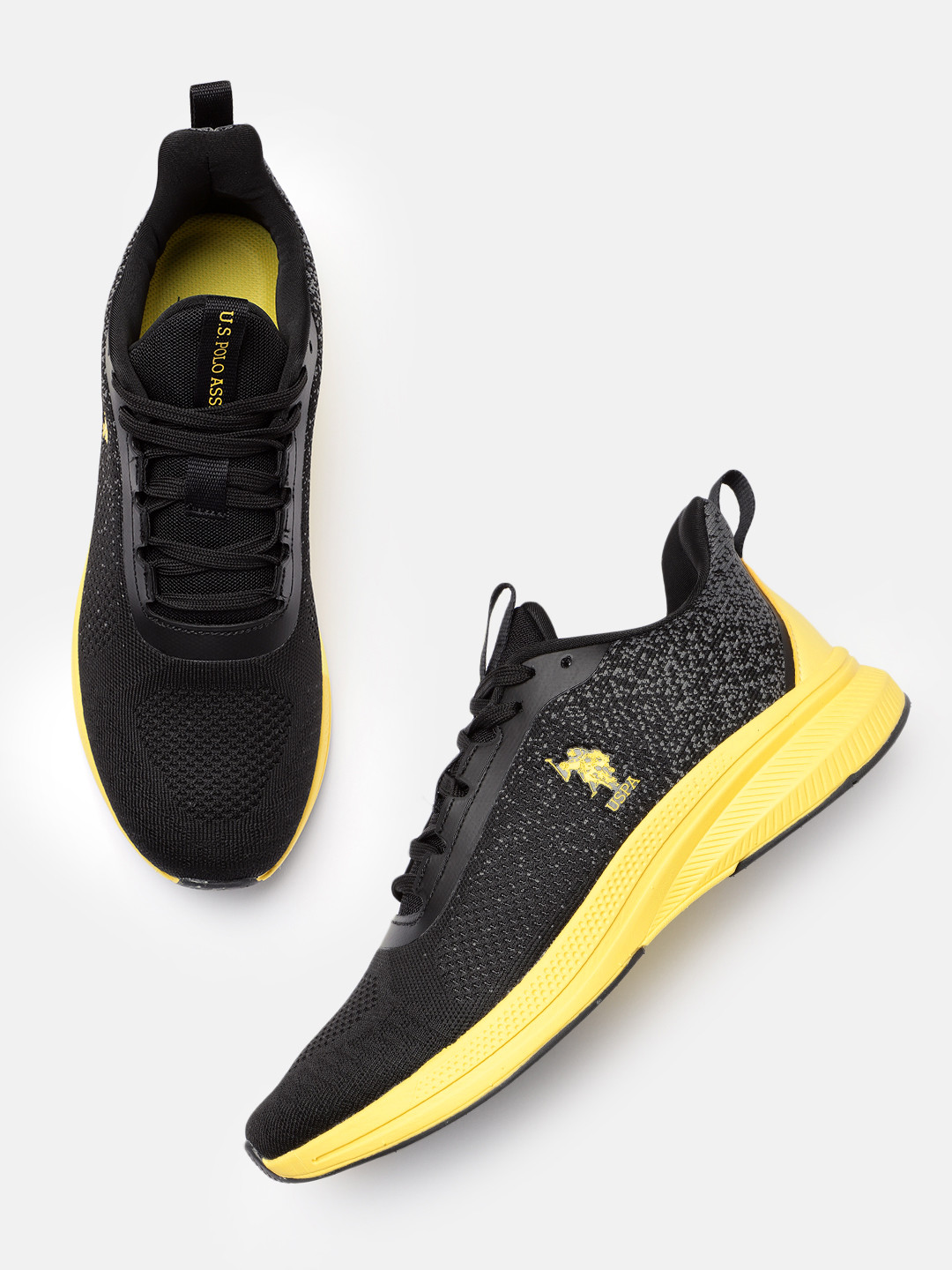 Buy U S Polo Assn Men Black WANSON 2.0 Walking Shoes - Sports Shoes for ...