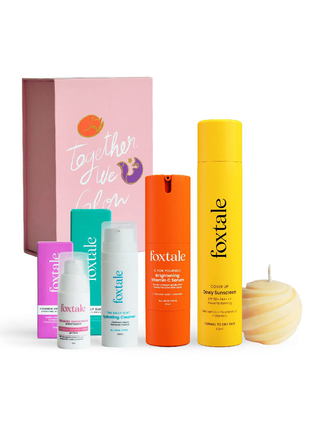 Buy FoxTale Pink Flawless Everyday Gift Box - Skin Care Gift Set for ...