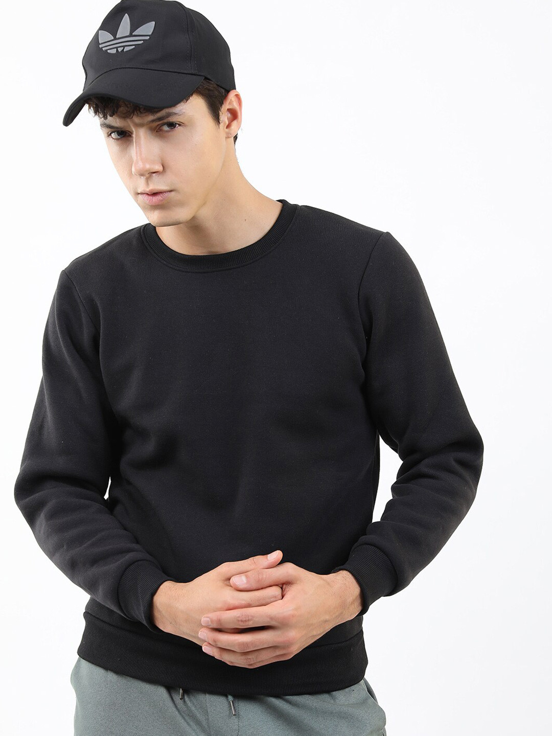 Buy KETCH Men Black Long Sleeve Sweatshirt - Sweatshirts for Men ...