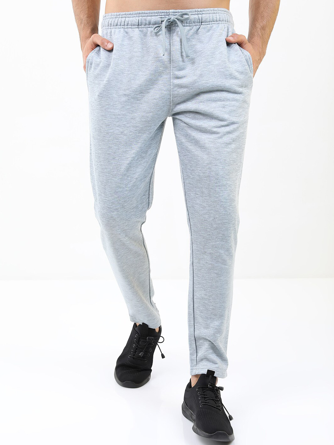 Buy KETCH Men Grey Solid Casual Track Pants - Track Pants for Men ...