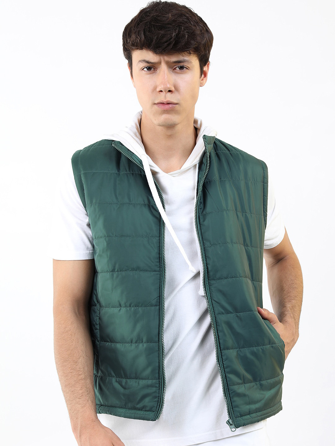 Buy KETCH Men Green Puffer Jacket - Jackets for Men 20303198 | Myntra
