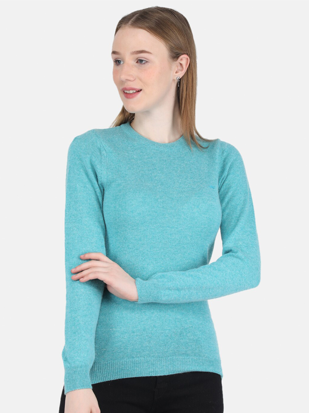 Buy Monte Carlo Women Blue Pullover - Sweaters for Women 20308074 | Myntra