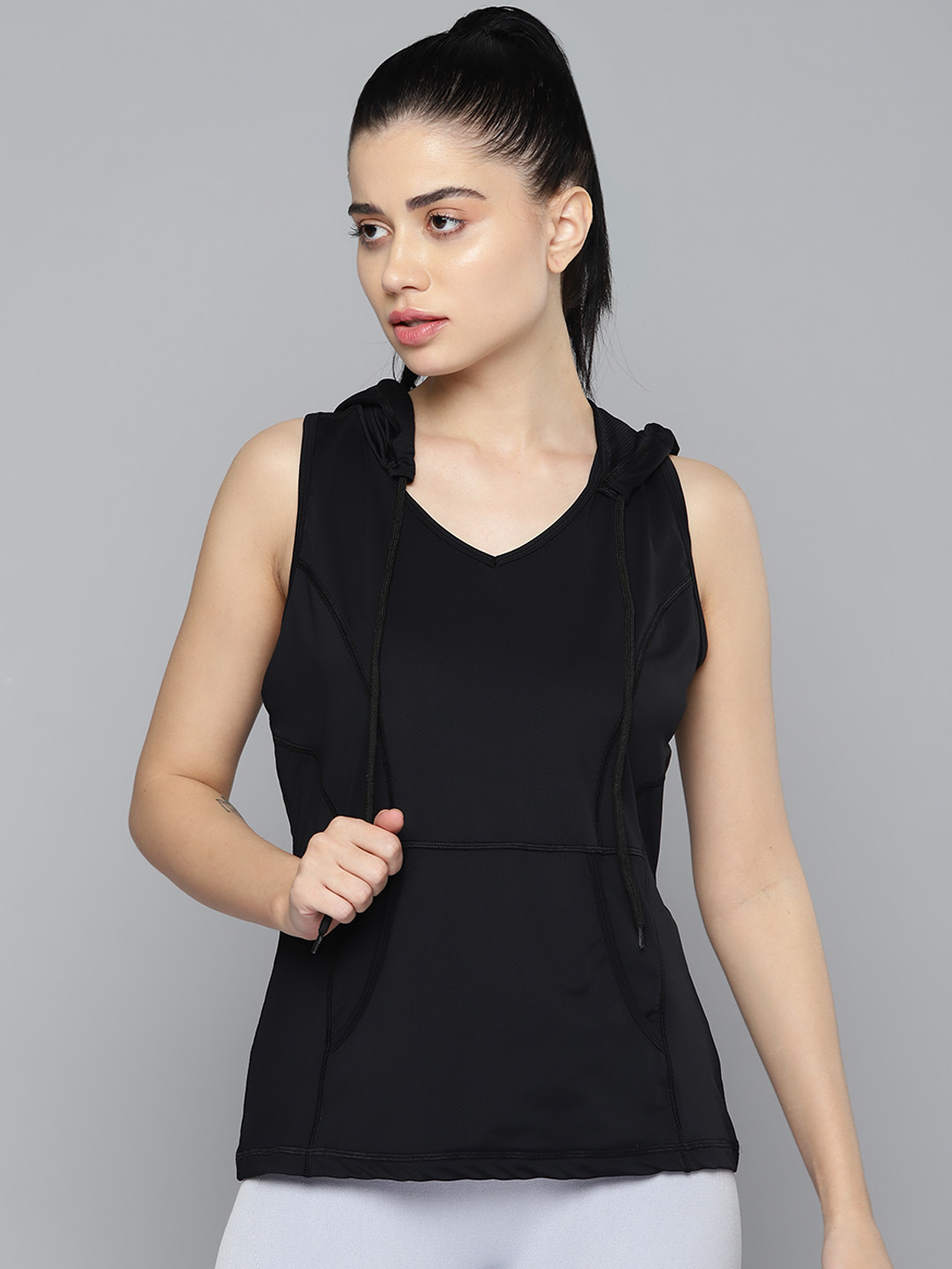 Buy Fitkin Women Black Dri FIT T Shirt - Tshirts for Women 20309588 ...