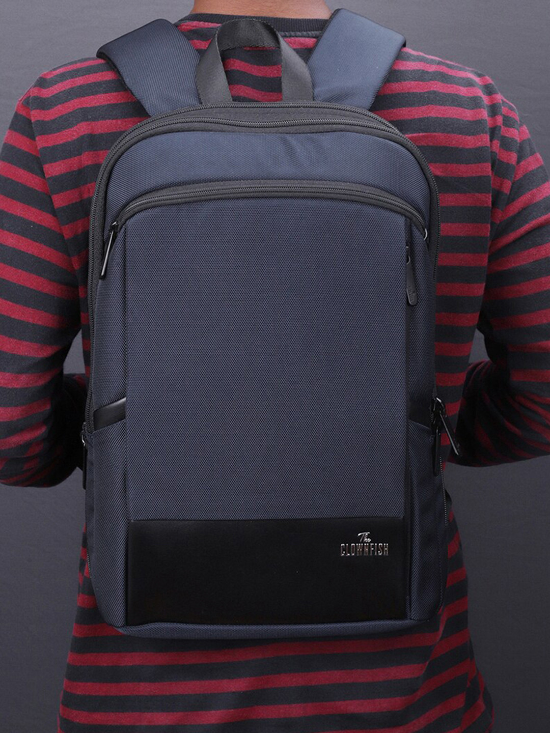 Buy THE CLOWNFISH Unisex Blue Backpack - Backpacks for Unisex 20313304 ...