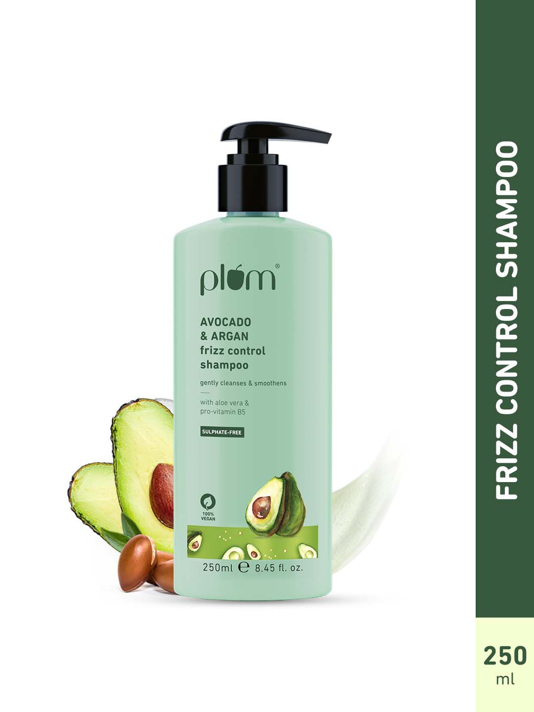 Buy Plum Avocado & Argan Frizz Control Shampoo - Shampoo for Unisex ...