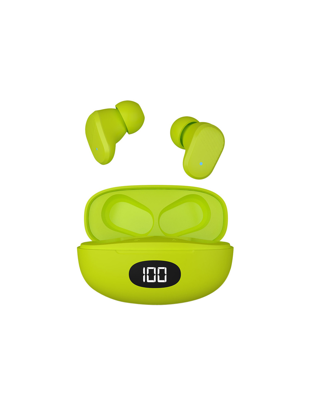 Buy SWAGME Lime Green Solid Wireless In Ear Headphones - Headphones for ...