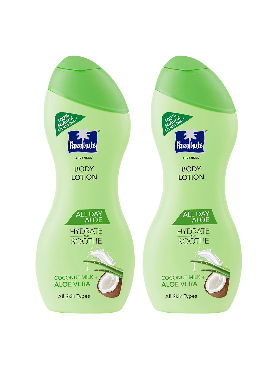 Buy Parachute Advansed Set Of 2 All Day Aloe Hydrate & Soothe Body ...
