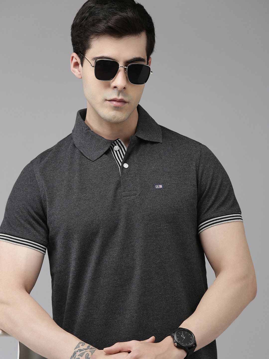 Buy Arrow Polo Collar T Shirt - Tshirts for Men 20346100 | Myntra