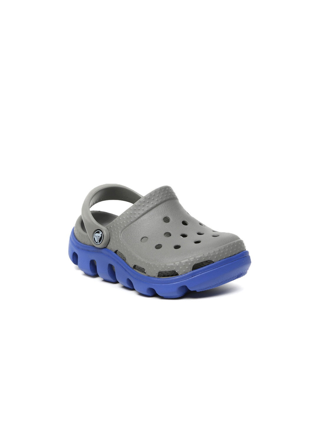 Buy Crocs Duet Kids Grey Clogs - Flip Flops for Unisex Kids 2034613 ...
