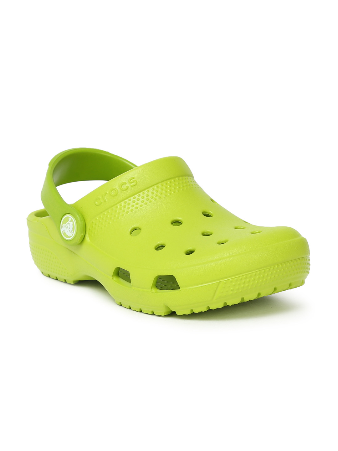 Buy Crocs Kids Lime Green Coast Clogs - Flip Flops for Unisex Kids ...