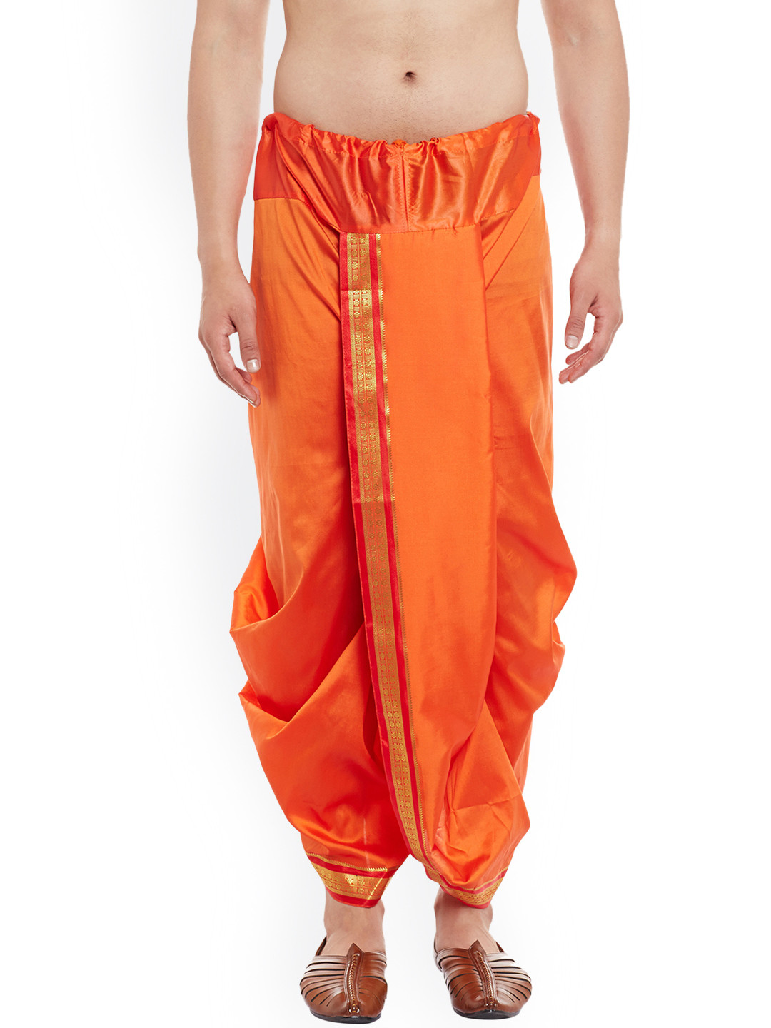 Buy SOJANYA Orange Dhoti Pants - Dhotis for Men 2034902 | Myntra