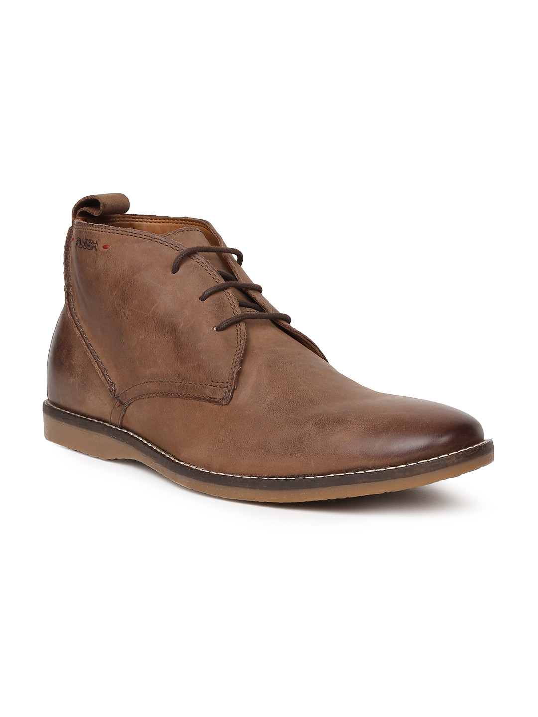 Buy Ruosh Men Brown Flat Boots - Boots for Men 2035771 | Myntra
