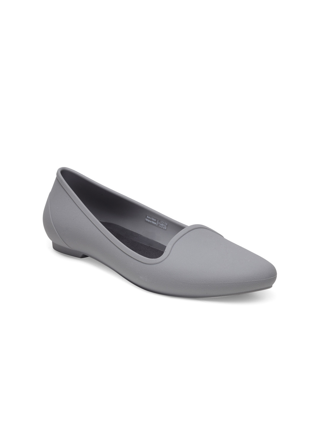 Buy Crocs Eve Women Grey Solid Ballerinas - Flats for Women 2036069 ...
