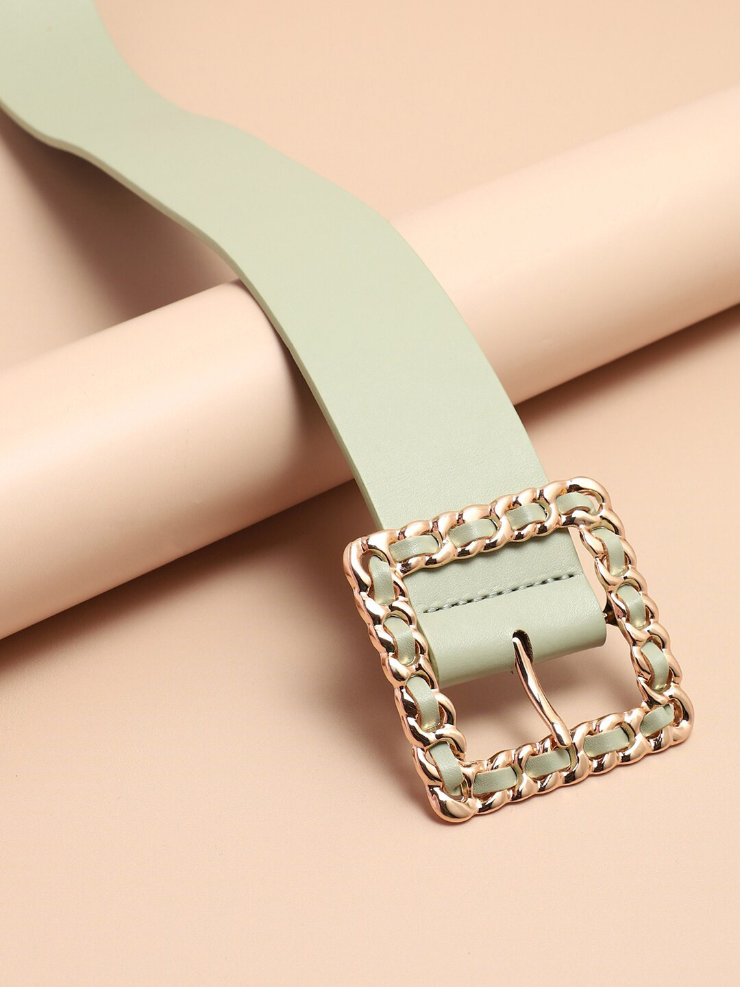 Buy HAUTE SAUCE By Campus Sutra Women Green Waist Belt - Belts for ...