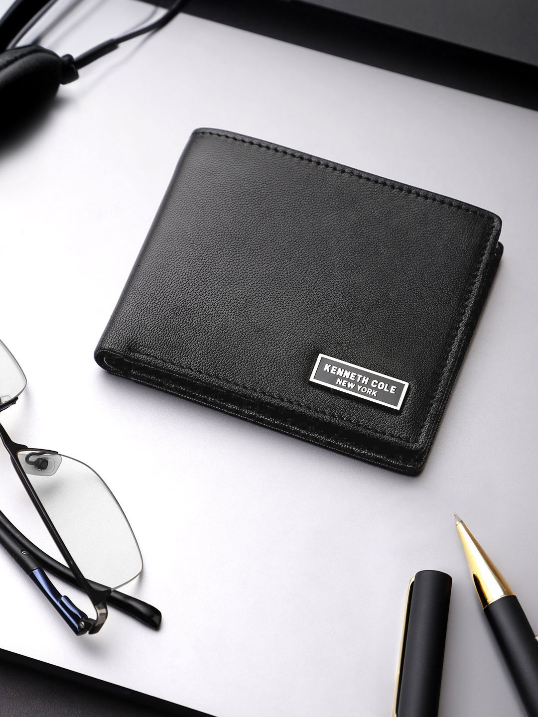 Buy Kenneth Cole Men Leather Two Fold Wallet - Wallets for Men 20365120 ...