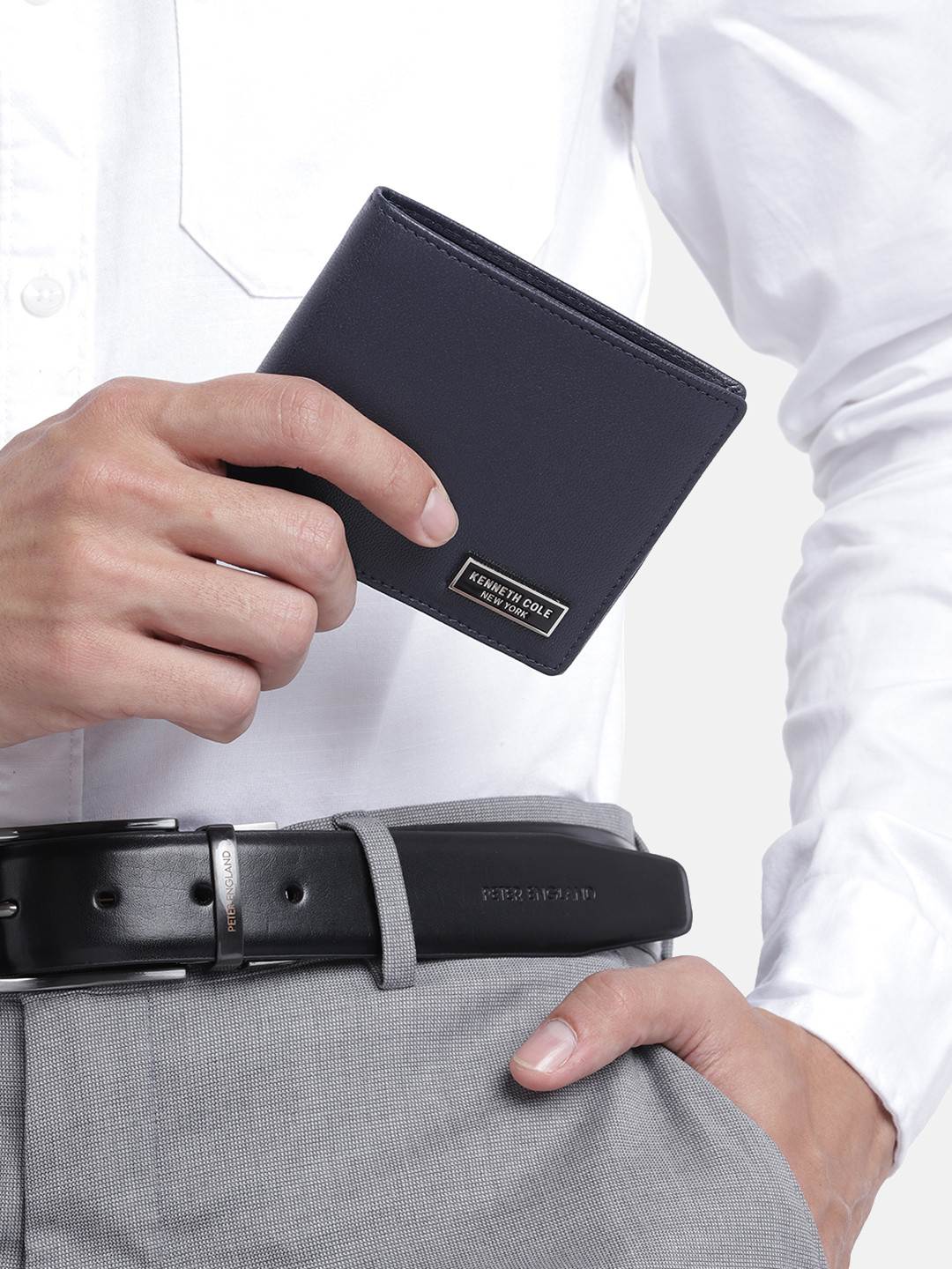 Buy Kenneth Cole Men Leather Two Fold Wallet - Wallets for Men 20365122 ...