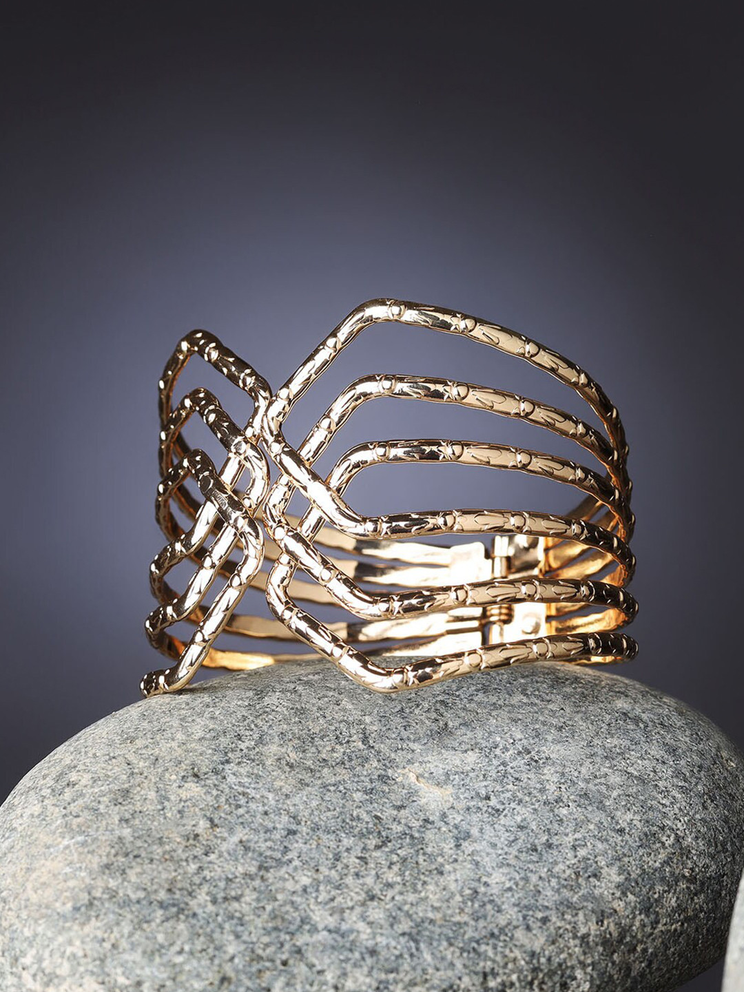 Buy Kazo Women Gold Plated Bangle Style Bracelet - Bracelet for Women ...