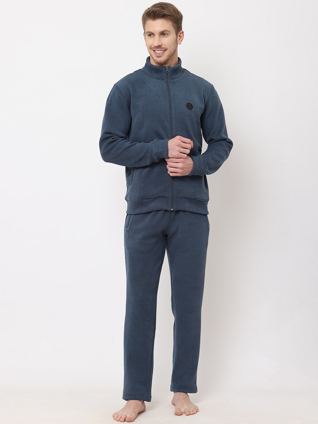 Buy Sweet Dreams Men Navy Blue Solid Tracksuits - Tracksuits for Men ...