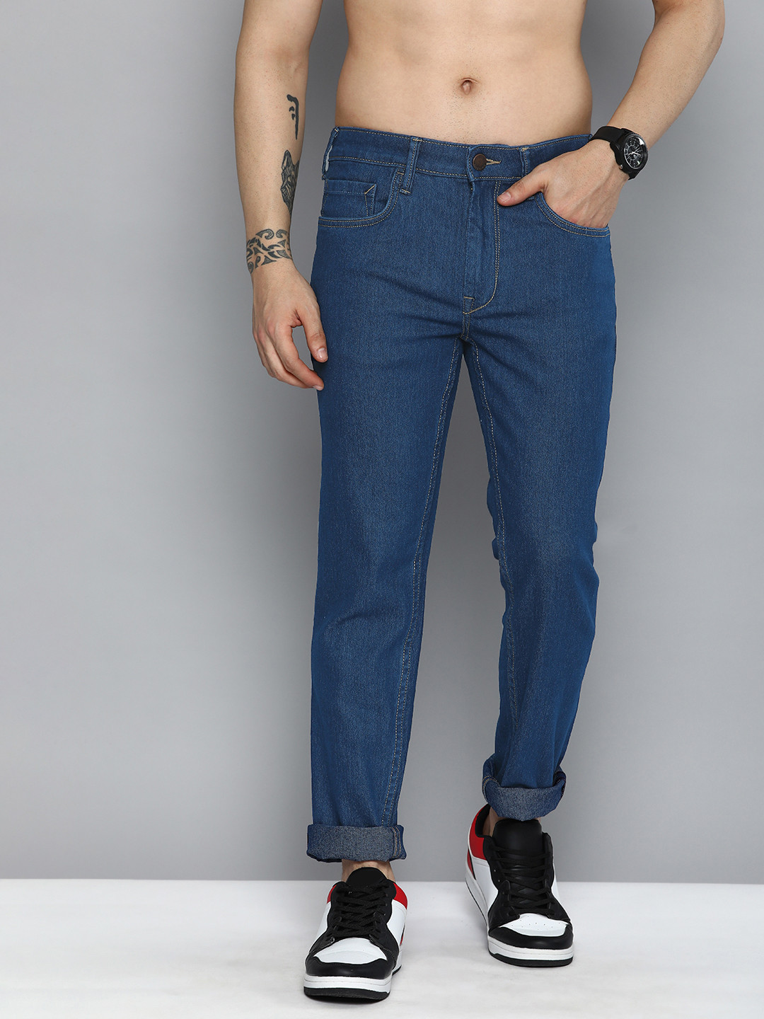 Buy HERE&NOW Men Slim Fit Stretchable Jeans - Jeans for Men 20381296 ...