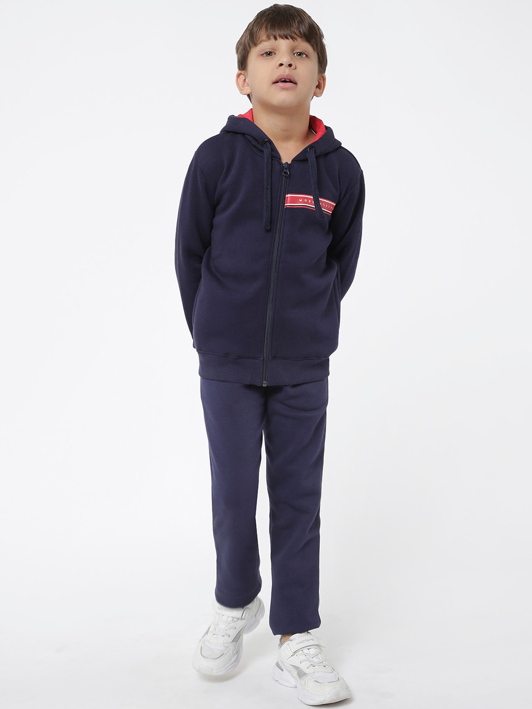 Buy Sweet Dreams Boys Navy Blue Solid Tracksuit - Tracksuits for Boys ...