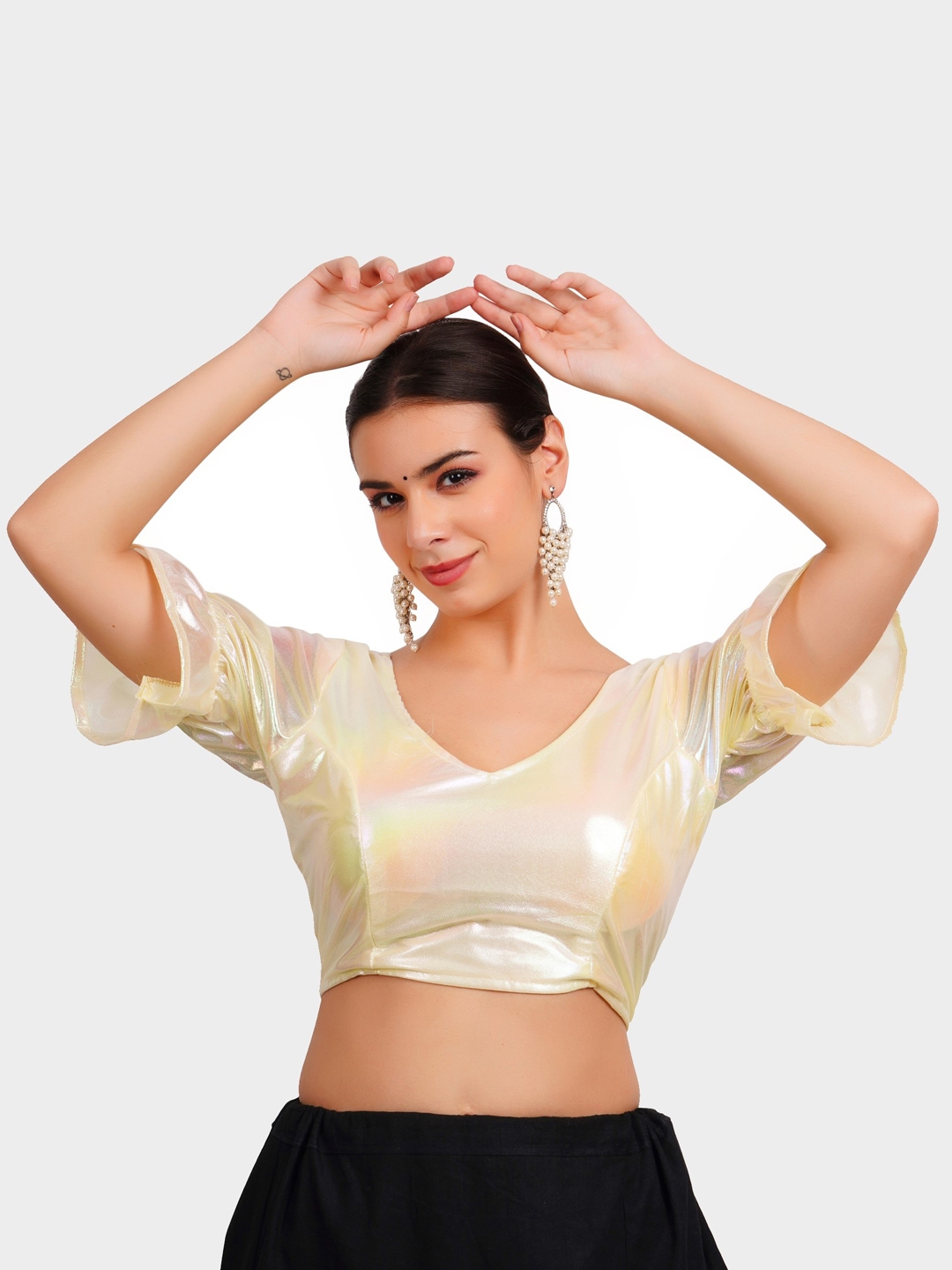Buy Trendzmy Women Cream Solid Shimmer Saree Blouse - Saree Blouse for ... Buy Trendzmy Women Cream Solid Shimmer Saree Blouse - Saree Blouse for ...
