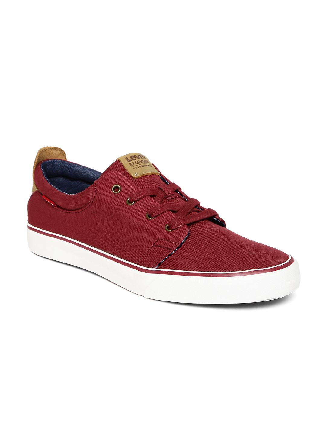 Buy Levis Men Red Sneakers - Casual Shoes for Men 2042614 | Myntra