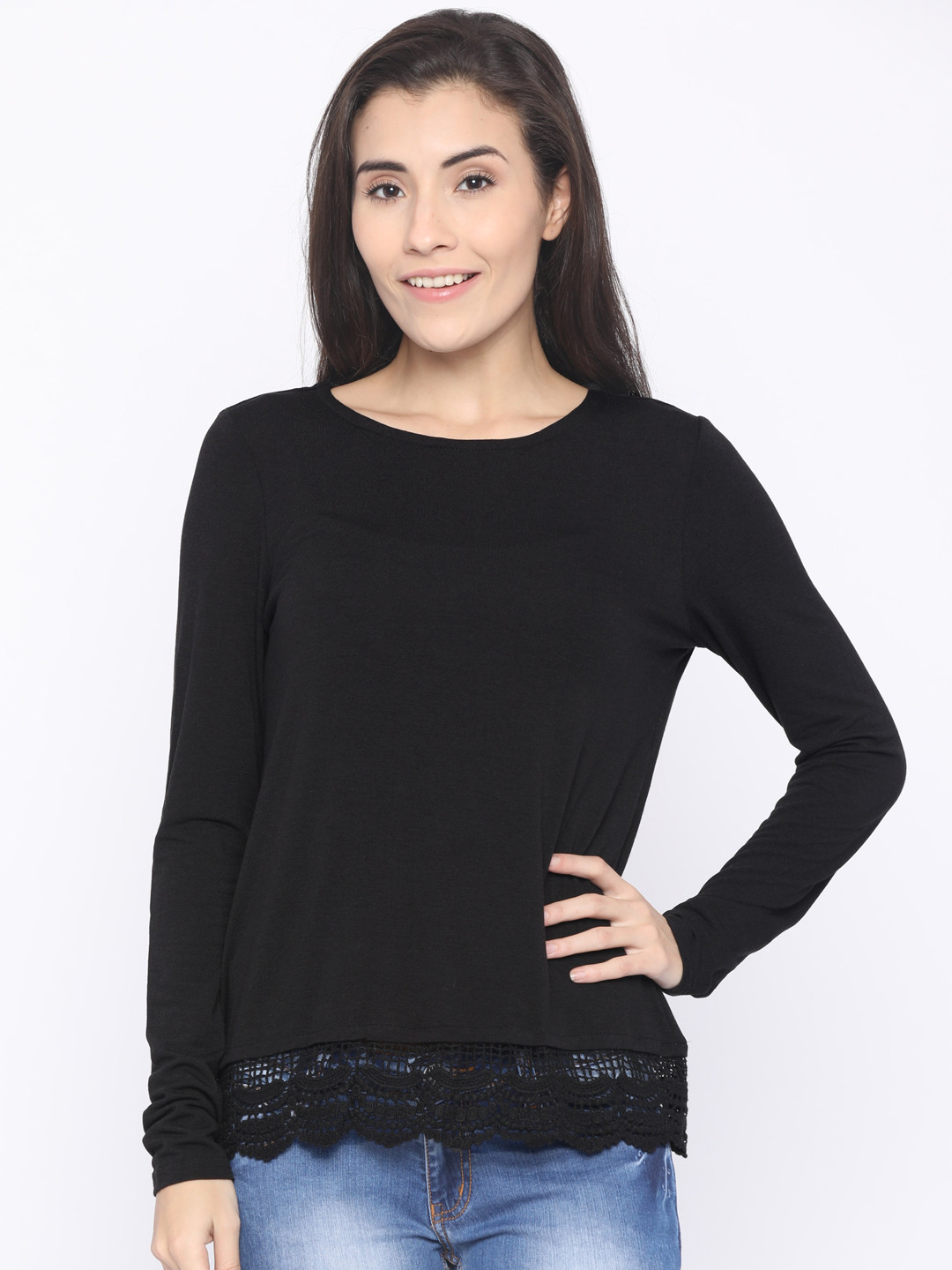 Buy Vero Moda Women Black Top - Tops for Women 2042776 | Myntra