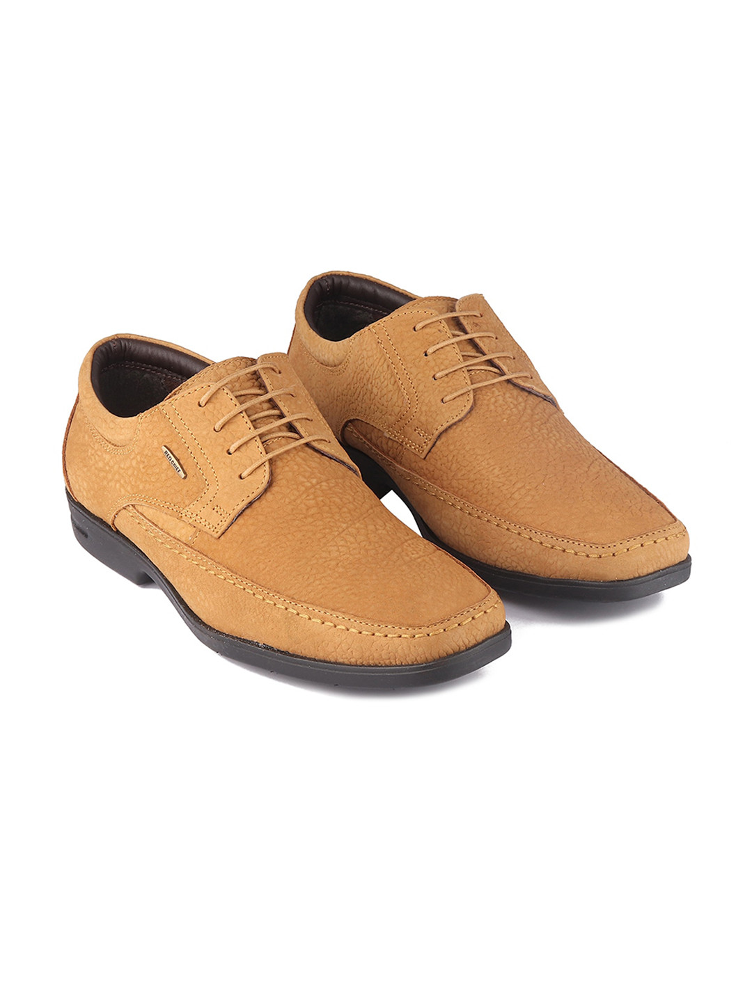 Buy Red Chief Men Tan Textured Leather Sneakers - Casual Shoes for Men ...