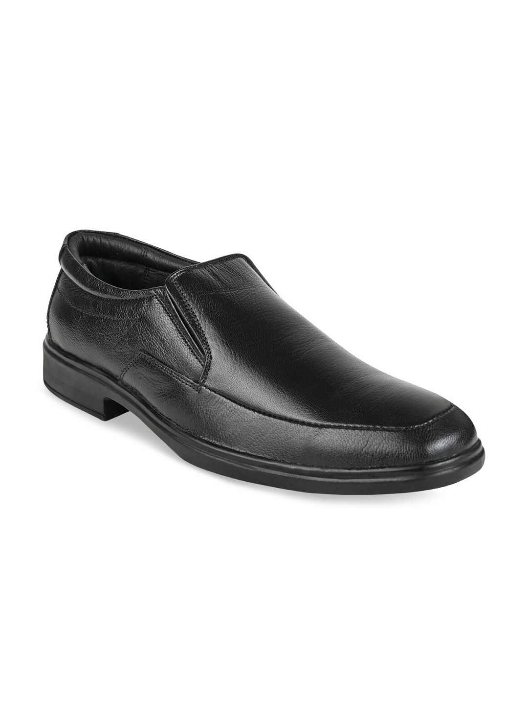 Buy Regal Men Black Solid Formal Slip On Formal Shoes - Formal Shoes ...