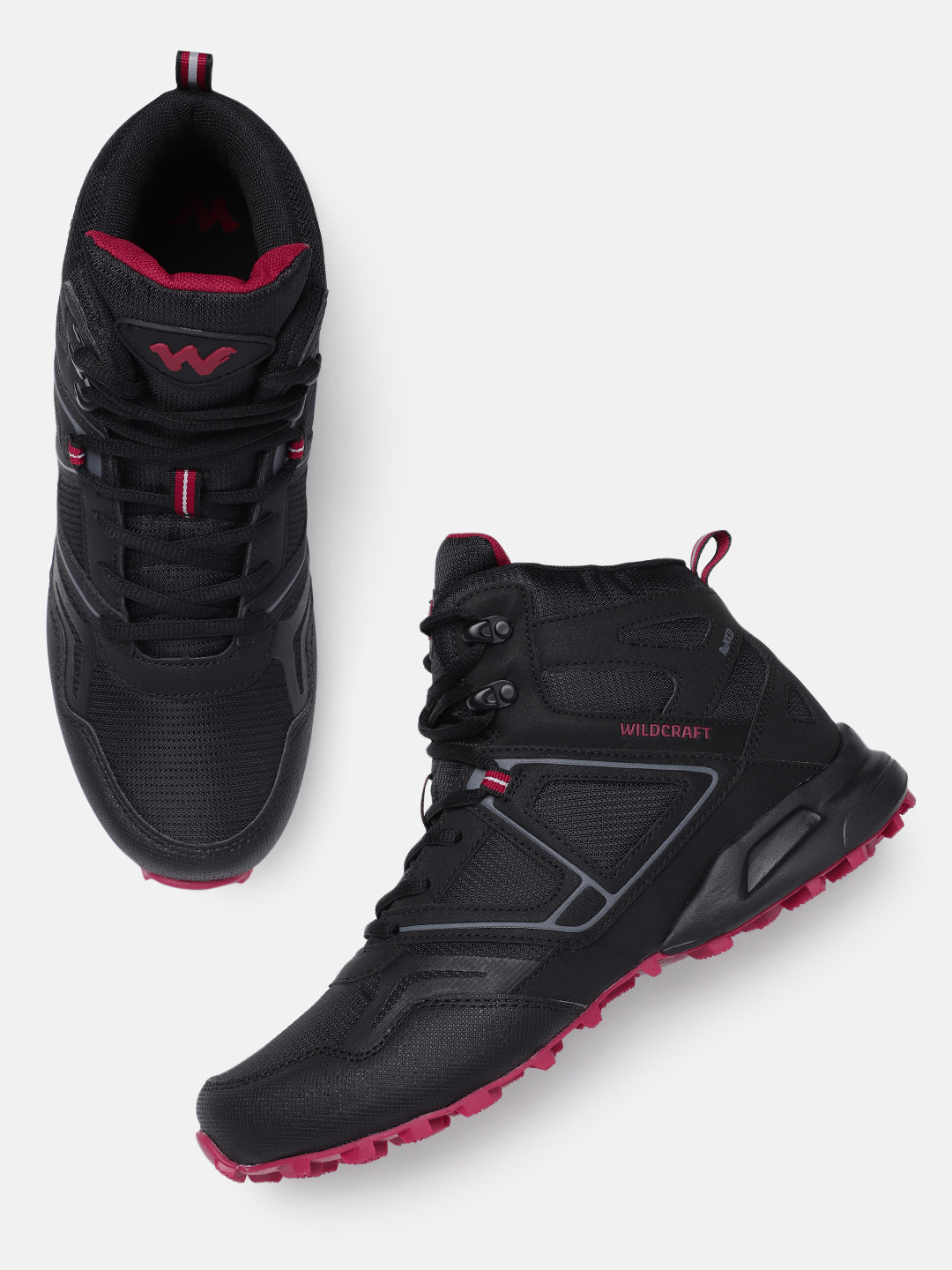 Buy Wildcraft Men Elcano Hypagrip Mid Top Trekking Shoes - Sports Shoes ...