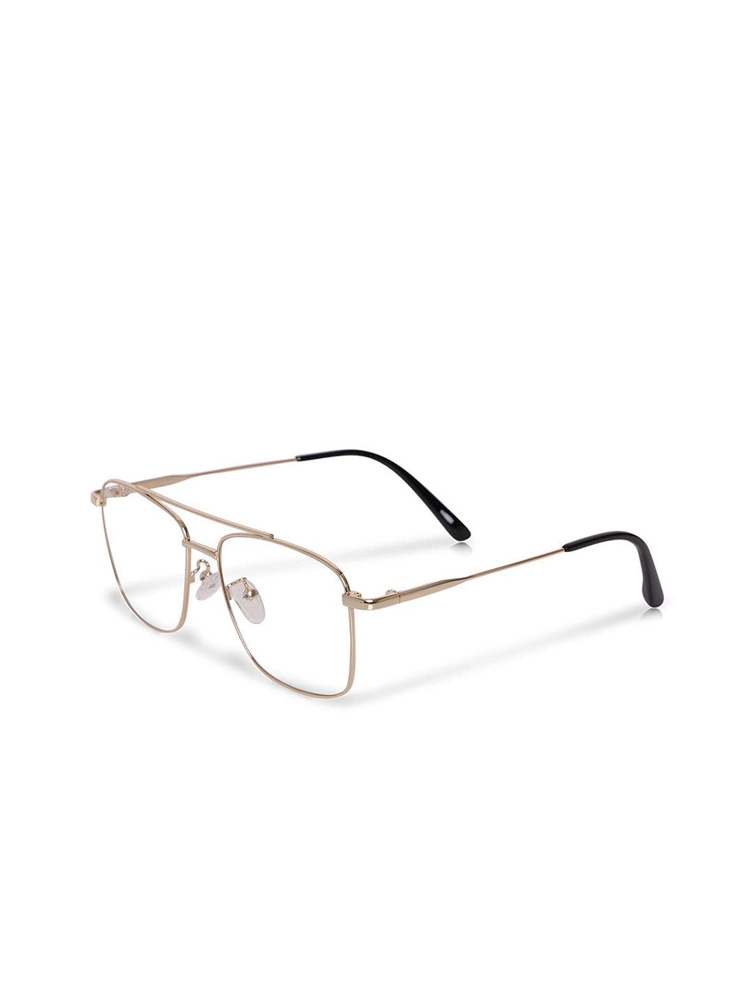 Buy OPTIFY Gold Toned Full Rim Computer Glasses With Anti Glare & UV ...