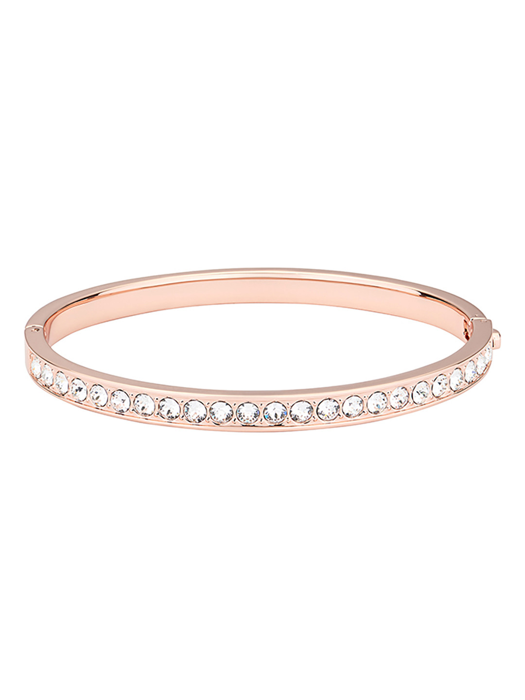 Buy Ted Baker Women Rose & White Brass Crystals Bangle Style Bracelet ...