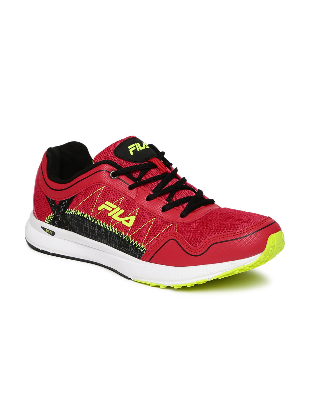 Buy FILA Men Red Synthetic Mid Top Z Speed Running Shoes - Sports Shoes ...