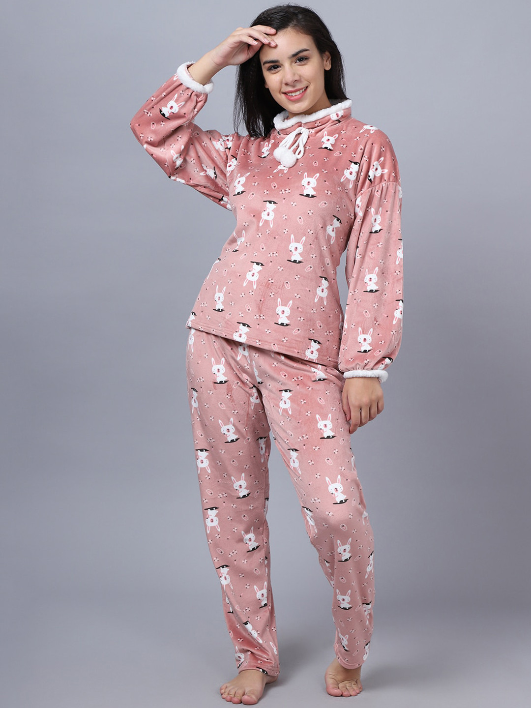 Buy Kanvin Women Printed Night Suit - Night Suits for Women 20440368 ...